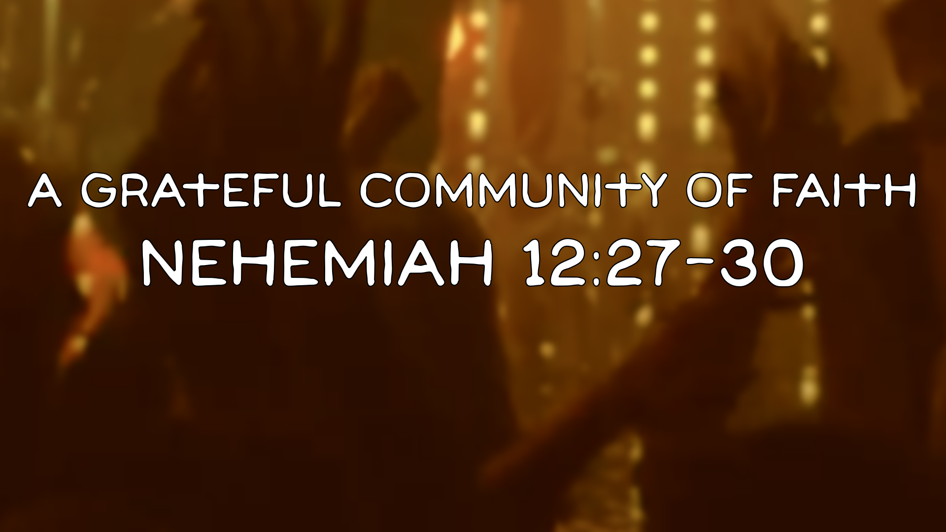 A Grateful Community Of Faith – Horizon Community Church
